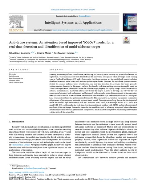 Anti Drone Systems An Attention Based Improved Yolov7 Model For A Real