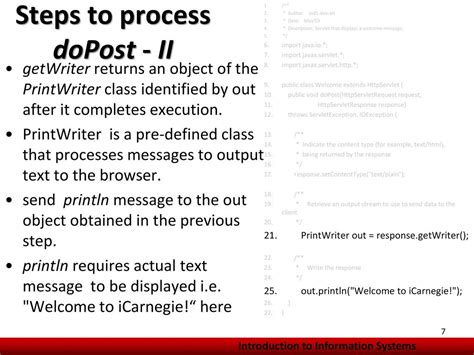 programming with java lecture 6 elements of a java servlet ppt download