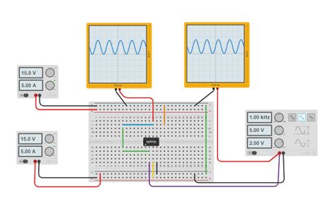 Circuit Design Voltage Follower Tinkercad