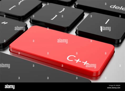 3d Renderion Of Computer Programming Coding Keyboard Concept Red Enter