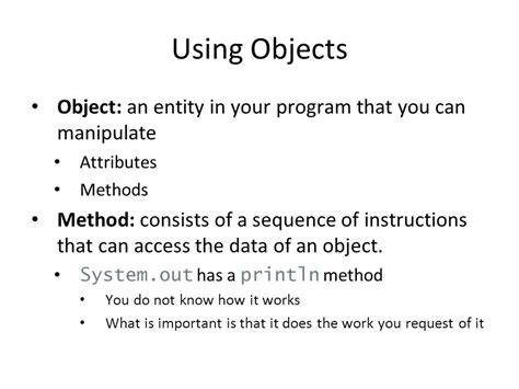 Understanding Classes And Objects In Java Worksheets Library