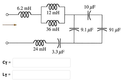 Solved For The Capacitiveinductive Circuit Shown Below Calculate The
