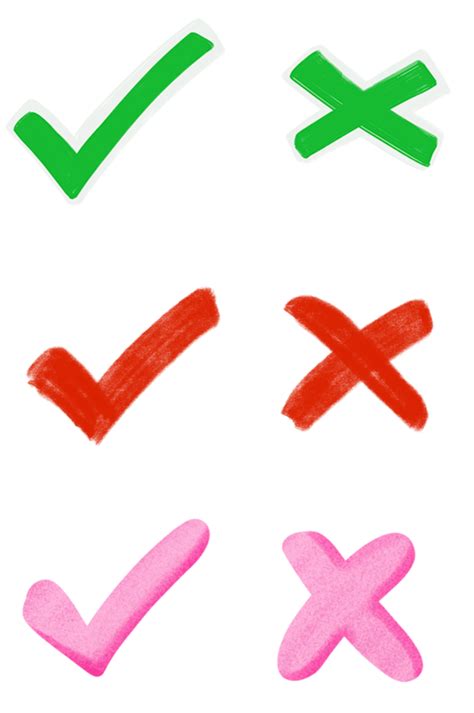 彩笔对错符号下载 众图网
