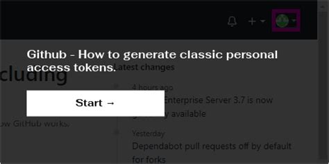Github How To Generate Classic Personal Access Tokens