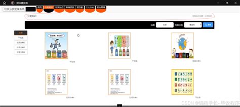 Ssm毕设 垃圾分类管理系统源码程序论文 Csdn博客
