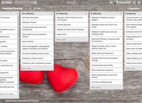 Trello Event Planning Template
