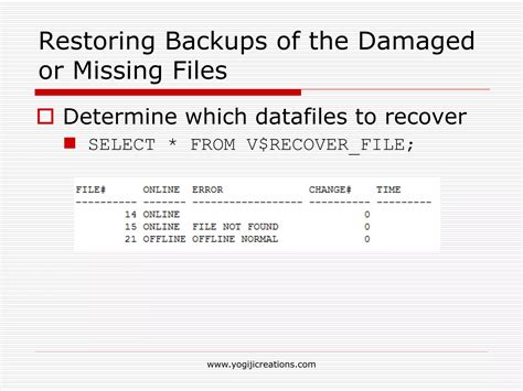 oracle backup and recovery ppt operating systems computer