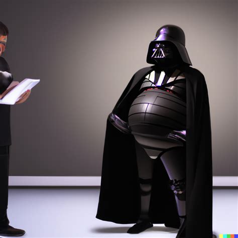 Photo Of A Pregnant Darth Vader From Flickr Uncropped R Dalle