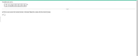 Table[[x 1 2 3 4 5 6][y 1 0 1 2 5 13]]a ﻿find A