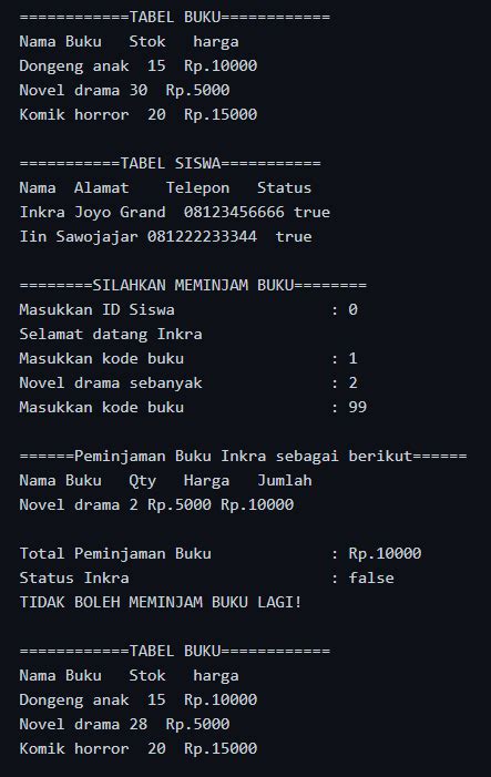 GitHub Inkra Aplikasi Perpus OOP Java Aplikasi Perpus Menggunakan OOP Java