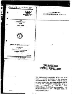 API Spec L PDF Engineer Documents Center