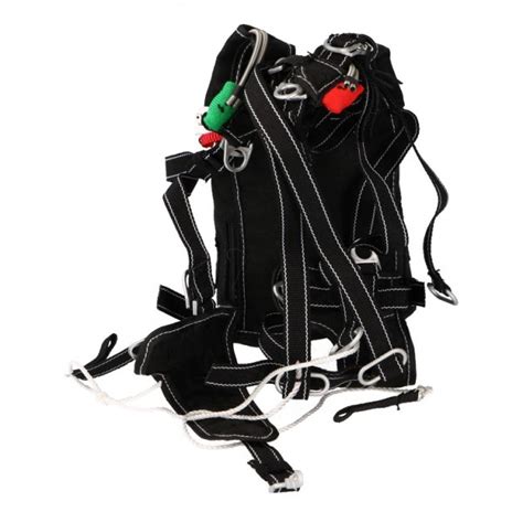 T Parachute With Harness Black Mini Times Machinegun