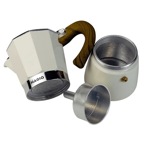 Гейзерная кофеварка Magio MG-1008 300 мл, кофеварка для индукционной ...