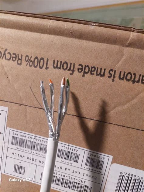 Excel Solid Cat 6a Screened U Ftp Lsoh Ice Blue Or White Cable 305m 100 191 305 Eur 166 00