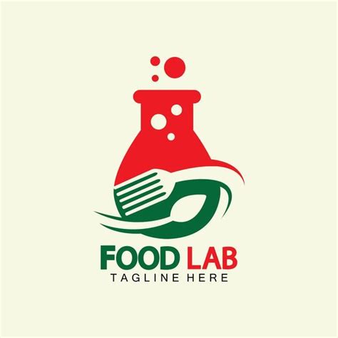 Food Lab Logo Vector Icon Illustration