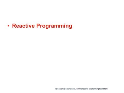 Ppt Mastering Reactive Programming Paradigm Powerpoint Presentation
