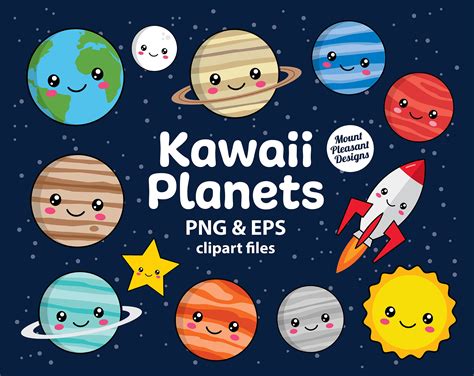 Planet Clipart Cute