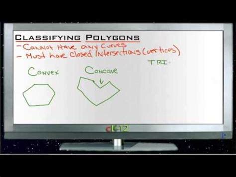 Classifying Polygons Lesson Instructional Video For 4th 8th Grade