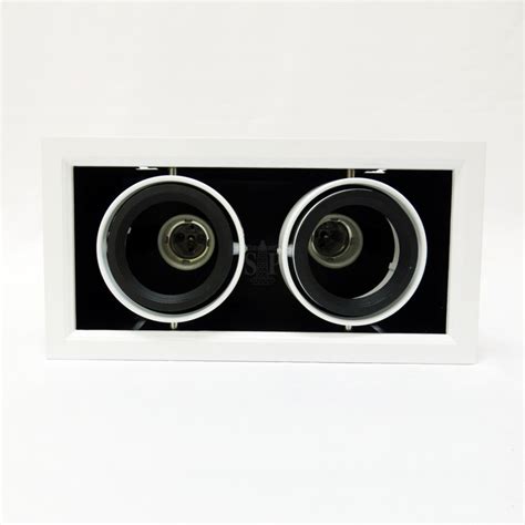 Xt111l Par 20 E27 Double Circuit Down Light Square Bracket Recessed