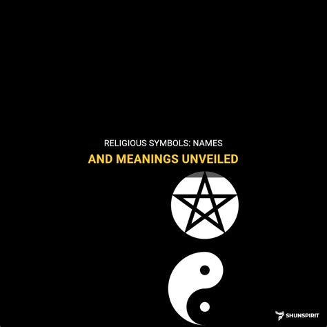 Religious Symbols Names And Meanings Unveiled Shunspirit