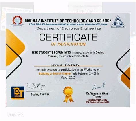 Devesh Bhargav On Linkedin Iete Coding