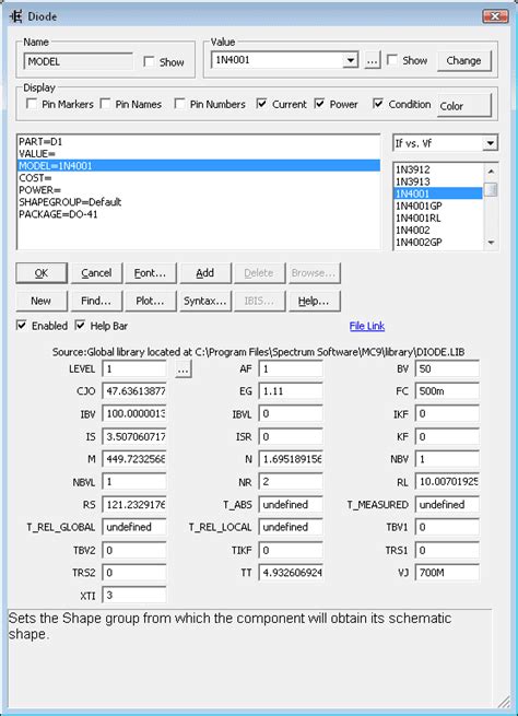 orcad capture pspice diode libraries physics forums