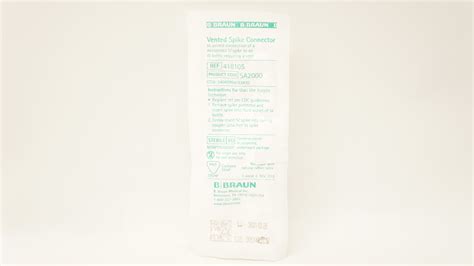 B Braun 418105 Vented Spike Connector X