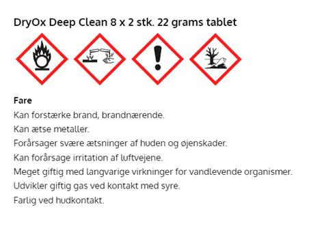 Dryox Deep Clean 8 X 2 Stk 22 Grams Tablet