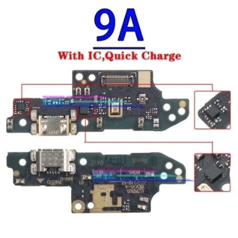 Jual Papan Cas Xiaomi Redmi 9A ORIGINAL 100 Full IC Pcb Board Mic Konektor Charger Shopee