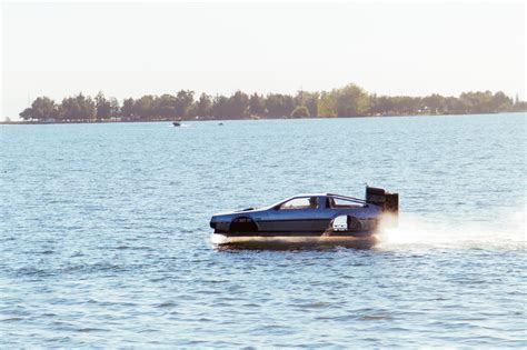 Go Back To The Future With This Hand Built Delorean Hovercraft Maxim