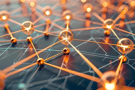 premium photo visual representation of interconnected nodes