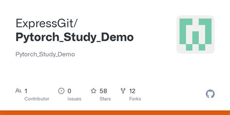 GitHub ExpressGit Pytorch Study Demo Pytorch Study Demo