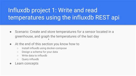 influxdb project 1 introduction youtube
