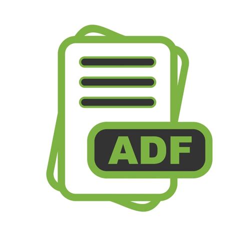 Adf File Format Icon Images Stock Photos D Objects Vectors Shutterstock