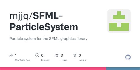 Github Mjjqsfml Particlesystem Particle System For The Sfml