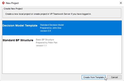 how to create your own project template for v17 2 build 20241101 or later visual paradigm