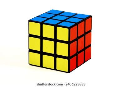 Rubiks Cube Puzzle Mathematical Problem On Stock Photo