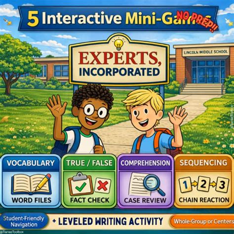 Experts Incorporated Interactive Reading Game Wonders Grade 4 Unit 1