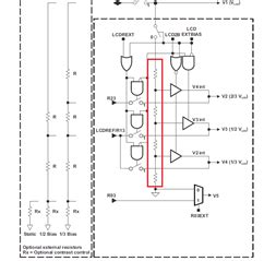MSP FR LCD C Controller Size Of The Resistors Of The Internal Voltage Divider MSP Low