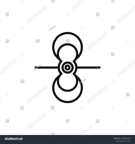 Pulsar Star Icon Logo Sign Vector Stock Vector Royalty Free 2486091257 Shutterstock