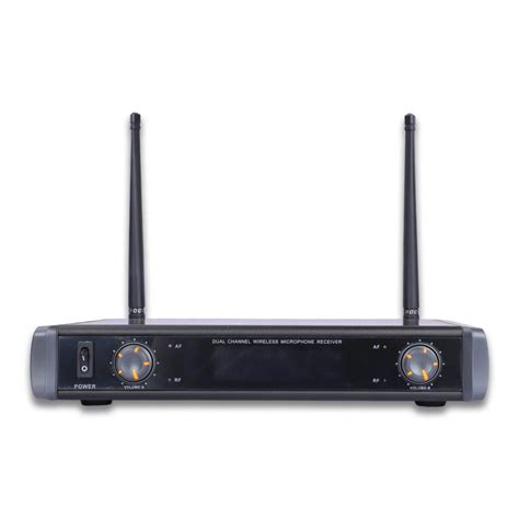 Mx Dual Uhf Wireless Microphone System With 2 Handheld Mics For Party