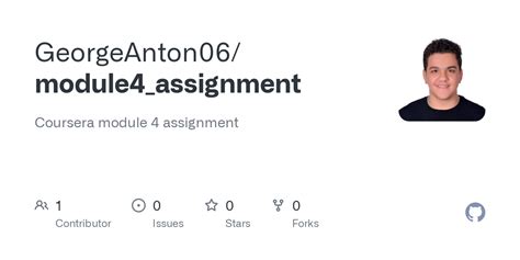github georgeanton06 module4 assignment coursera module 4 assignment