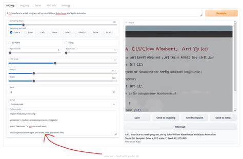 Config Scripting Support Issue 71 AUTOMATIC1111 Stable Diffusion Webui GitHub