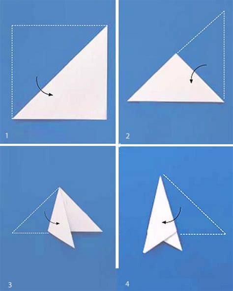 Как правильно сложить лист чтобы получить красивую снежинку Складываем лист Снежинка из