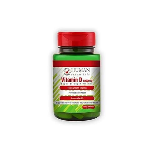 Human Essentials Vitamin D 50000 Iu Caps 30s