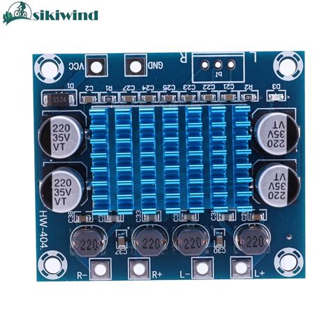 แผงขยายเสียงดิจิทัล Hd Modul Amplifier Audio ระบบ Dc8 26v ช่องสัญญาณคู่สำหรับโรงภาพยนต์แบบทำมือ