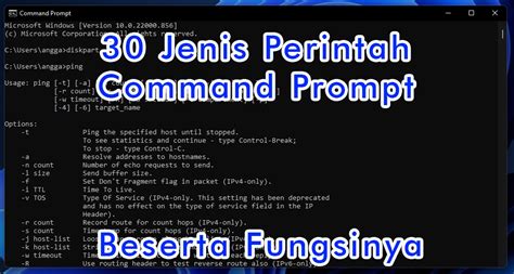 30 Jenis Perintah Command Prompt Beserta Fungsinya Litetekno