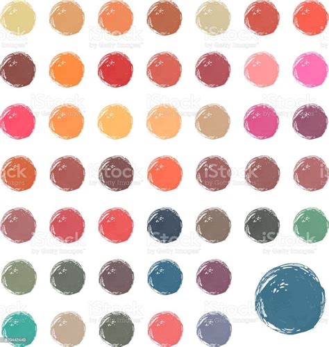 수채화 얼룩 Blob 많아요 가을에 대한 스톡 벡터 아트 및 기타 이미지 가을 갈색 노랑 Istock