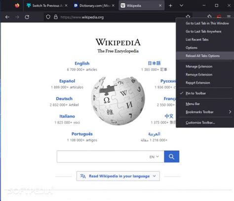 Switch To Previous Active Tab And Reload All Tabs Download Softpedia