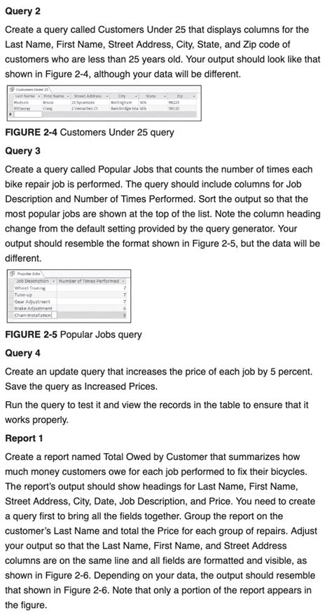 Solved Query 2 Create A Query Called Customers Under 25 That